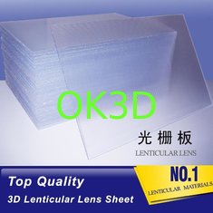China OK3D Lowest Price 20lpi Lenticular Sheet Lenticular Plate Lenticular Lens Material for 3D Flip Lenticular Printing supplier
