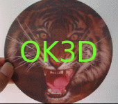 China OK3D Flip lenticular effect designed by PSDTO3D101 software supplier