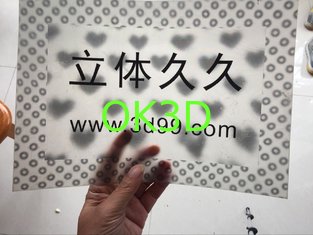 China OK3D manufacturer lenticular sheet for dot lenticular 3d print supplier
